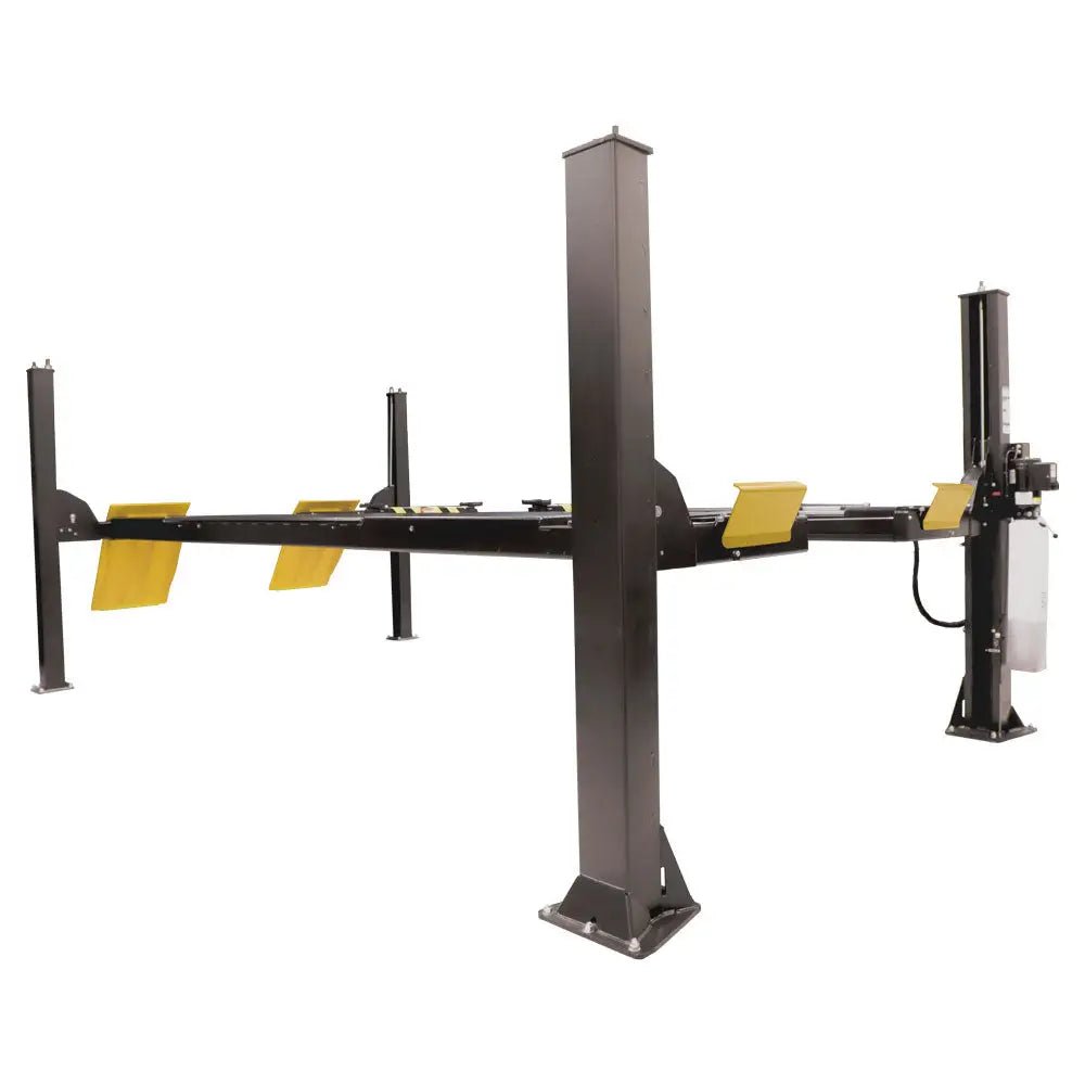 Hofmann 15K 4-Post Alignment Lift, ALI Cert. w/ 2 Rolling Jack, Turnta ...